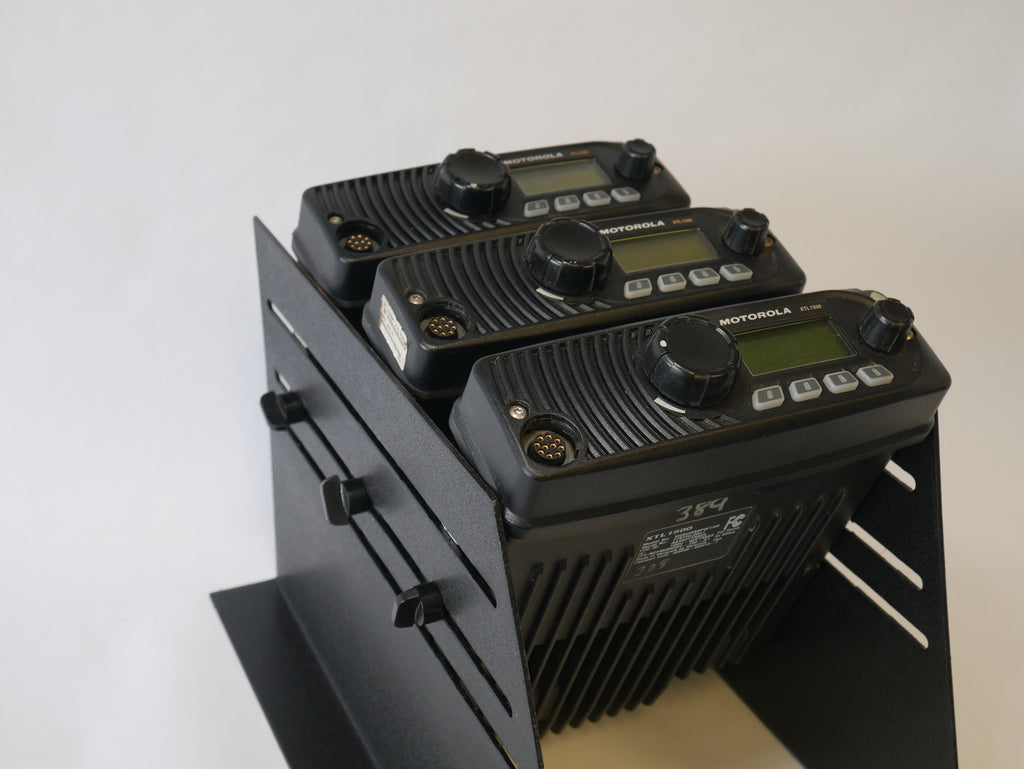 Universal radio mounting rack (5 radios) Police, fire, Ham – Protocom ...